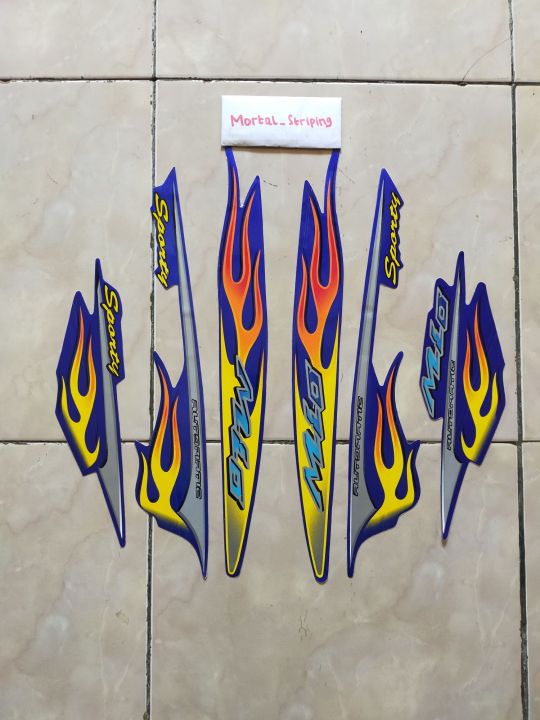 Stiker Sticker Striping Les Lis Bodi Yamaha Mio Sporty Tahun 2006 Mio ...