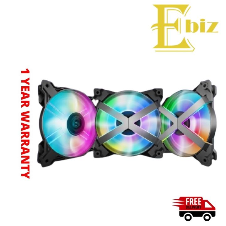 DEEPCOOL MF120 GT 3 IN 1 ARGB 12CM CASE FAN WITH HUB & CONTROLLER | Lazada
