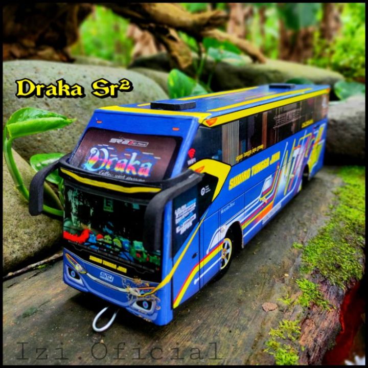 Mainan Miniatur Bus Telolet Basuri Full Lampu | Lazada Indonesia