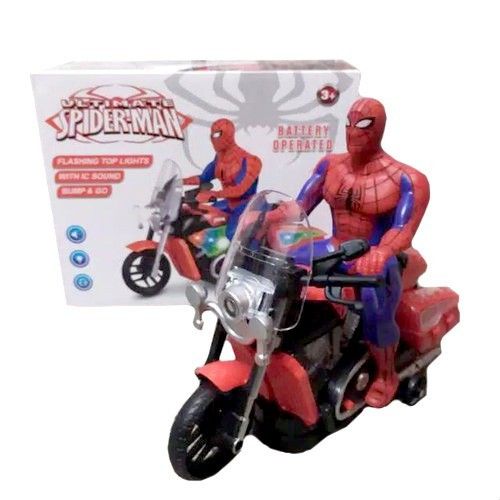 Mainan Motor Motoran Spiderman - Figure Hero Naik Motor Keren Murah ...