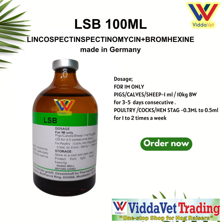 1 bot LSB 100ml made in Germany for animals livestock poultry pigs ...