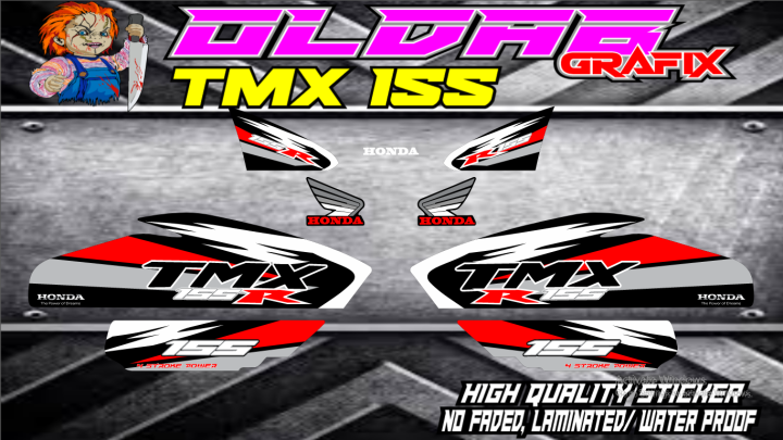 HONDA TMX 155 STICKER DECALS, 043 | Lazada PH