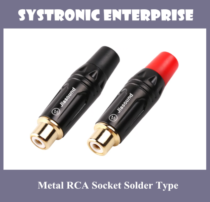 Metal RCA Socket Solder Type | Lazada