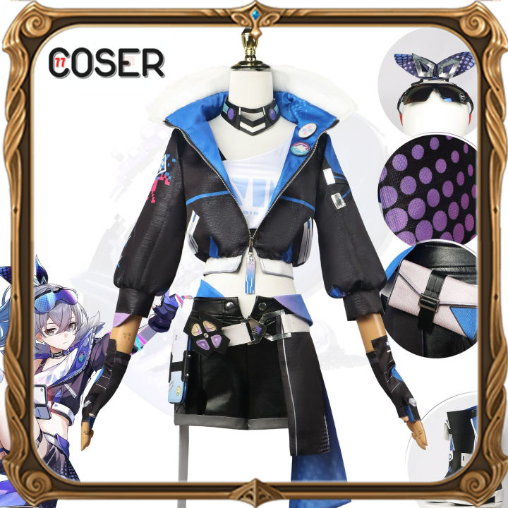 COSER 77 】 Honkai: Star Rail Cos Silver Wolf cos Costume anime ...