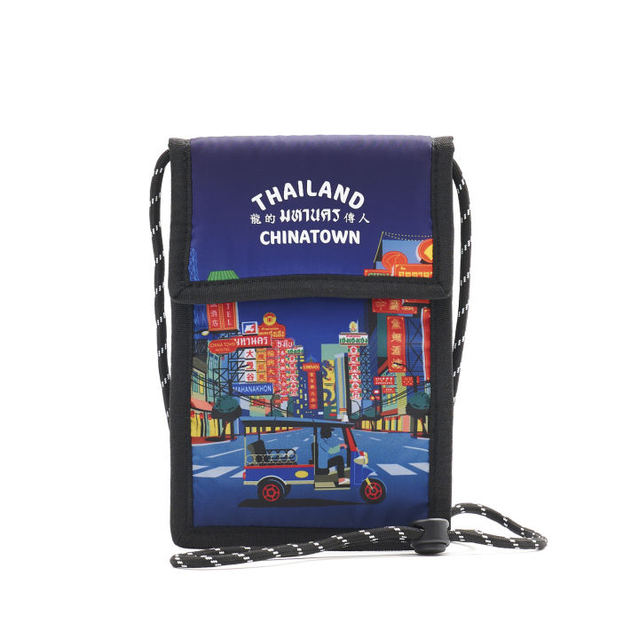 MAHANAKHON DRAGON NECK POUCH BLUE | Lazada.co.th