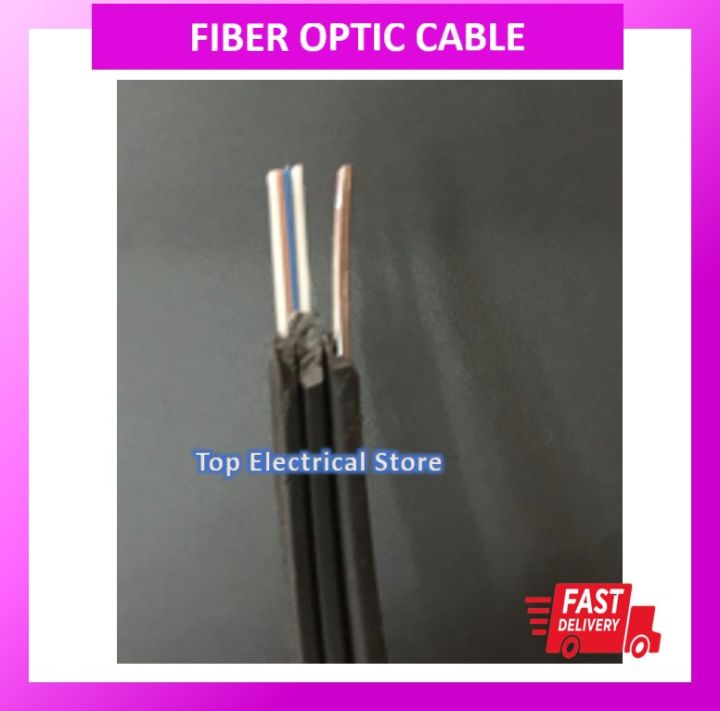 OUTDOOR FIBER OPTIC 2C CABLE BLACK TM CERTIFIED OUTDOOR FIBER | Lazada