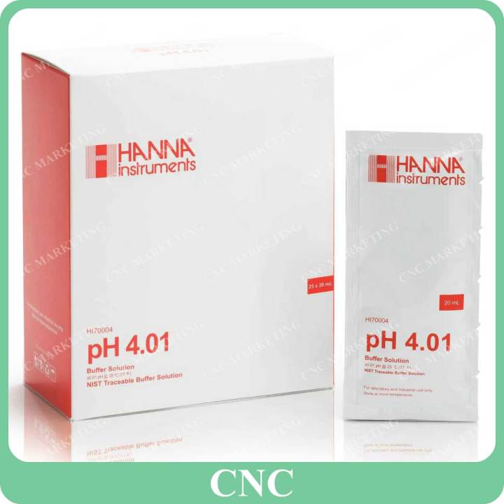 20ML Hanna HI70004 pH 4.01 Buffer Solution PH Meter Calibration | Lazada