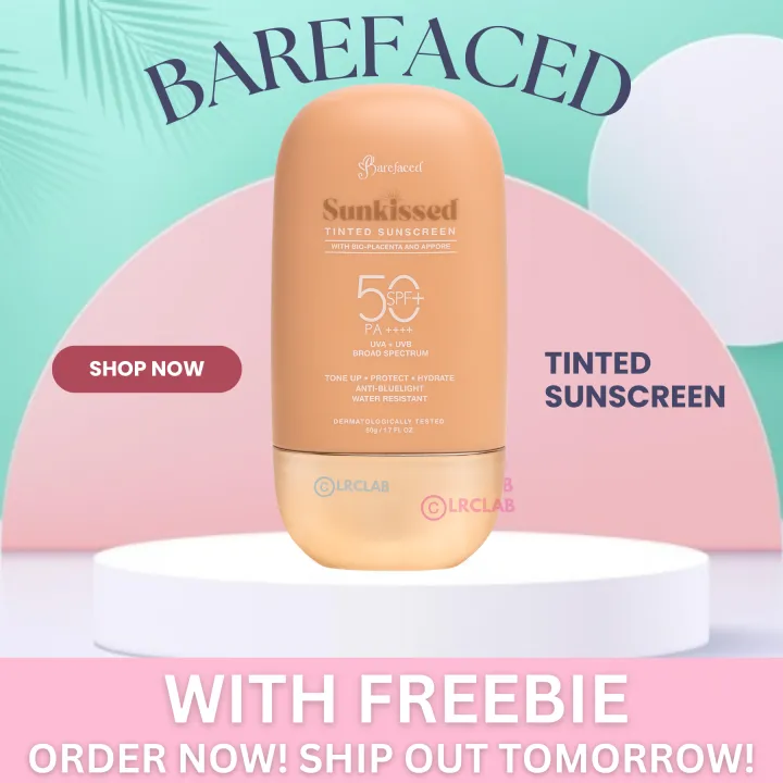 Barefaced Sunkissed Tinted Sunscreen SPF 50 sunscreen spf 50 blancPro ...