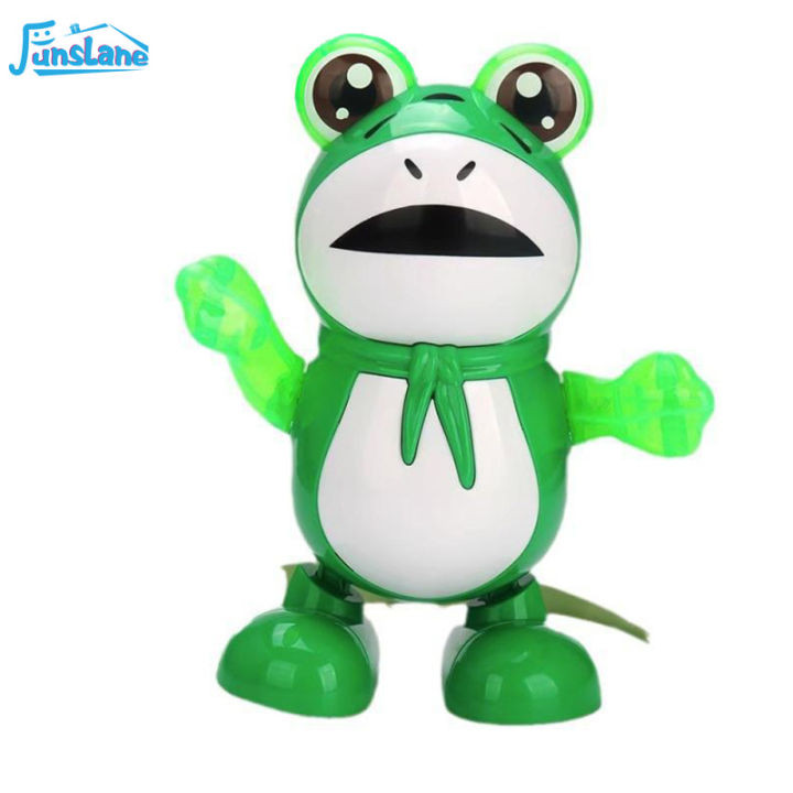 FunsLane ของเล่นกบไฟฟ้าสำหรับเต้นรำ,พร้อมไฟดนตรีกบของเล่นเต้นรำสำหรับ ...