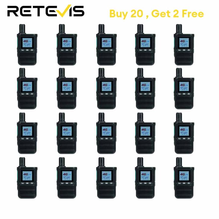 Retevis L51 4G dua arah Radio PoC rangkaian Radio jarak jauh ...