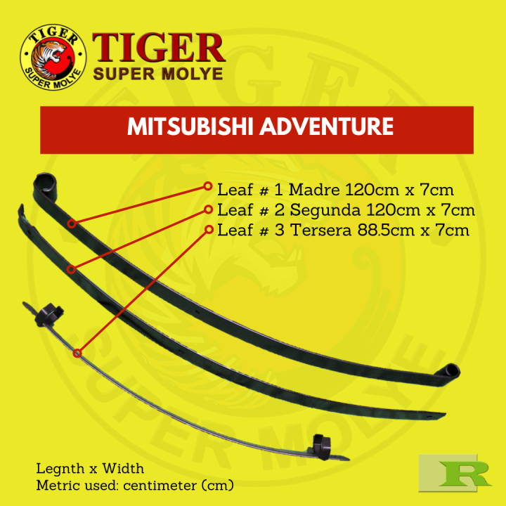 Leaf Spring Molye for AUV Adventure | Lazada PH