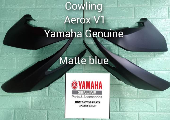 BODY COWLING matte blue AEROX V1 YAMAHA GENUINE PARTS | Lazada PH