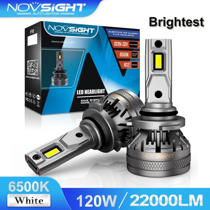 NovSight N37 led ไฟหน้ารถยนต์ 9005 H4 H11 120W 22000Lm ไฟตัดหมอกคู่ ...
