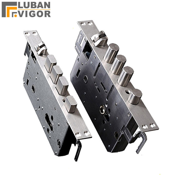 Fingerprint Lock And Body Mechanical Lock Accessories 6080 Stainless ...