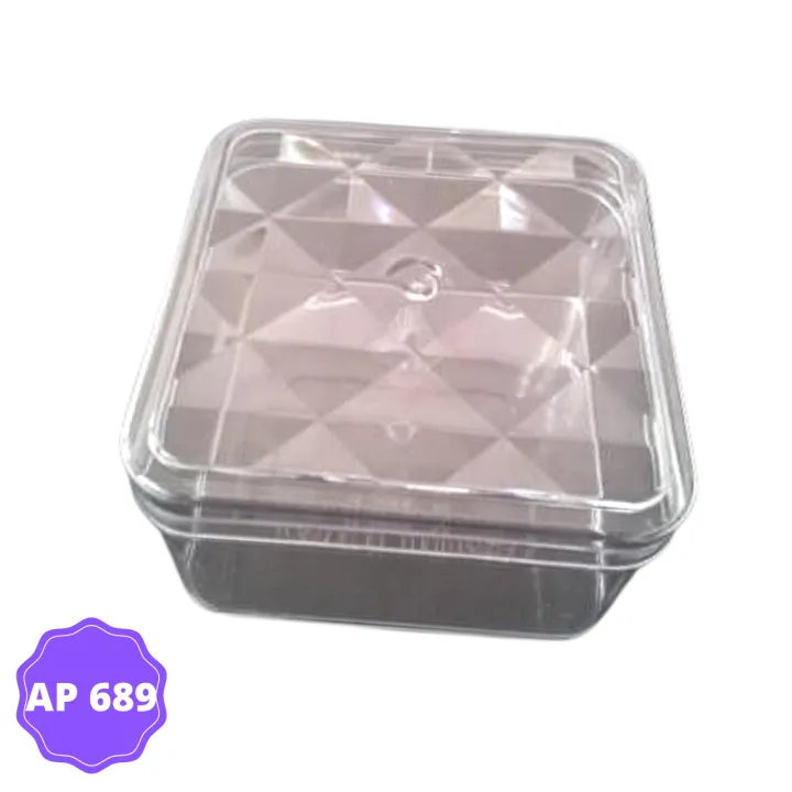 Square Cookies Container 1PC / Ap 689 Bekas Kuih | Bekas Cookies ...