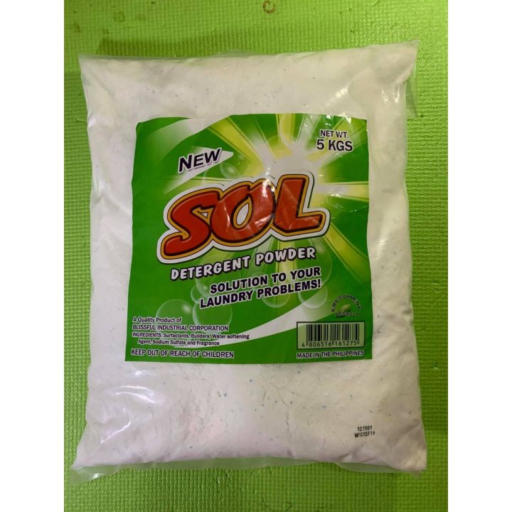 SOL Detergent Powder 5 Kilos | Lazada PH