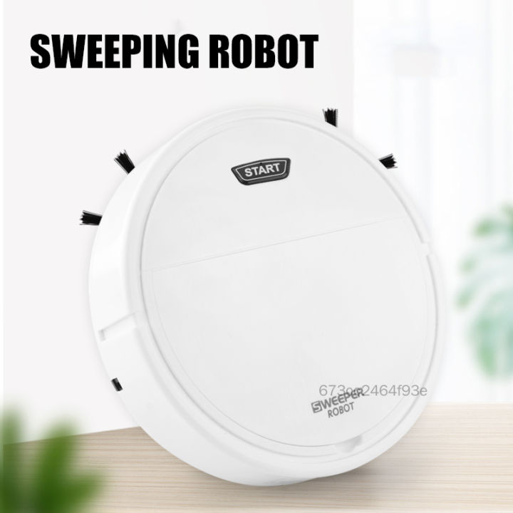 หุ่นยนต์ทำความสะอาดอัจฉริยะ Sweeping Robotic เครื่องดูดฝุ่น ถูพื้นแบบ ...