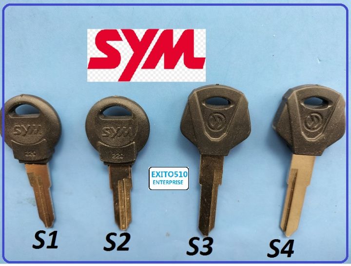 Kunci Motor SYM/ uncut key for SYM MOTOR/KUNCI SYM | Lazada