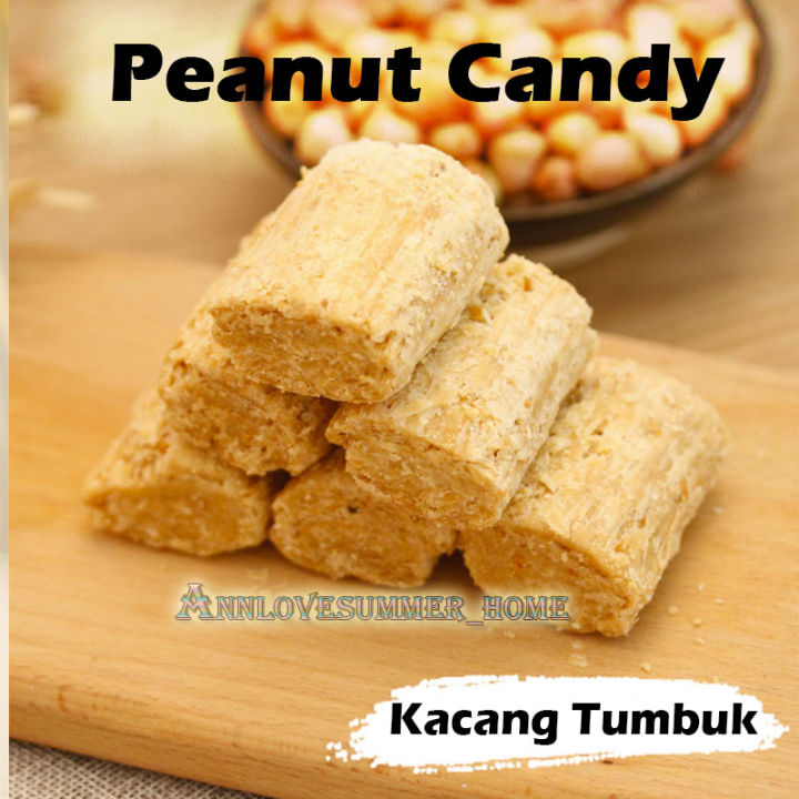 ASH- (20 pieces) IPOH Traditional Kuih Kacang Tumbuk 传统手工贡糖 Famous ...