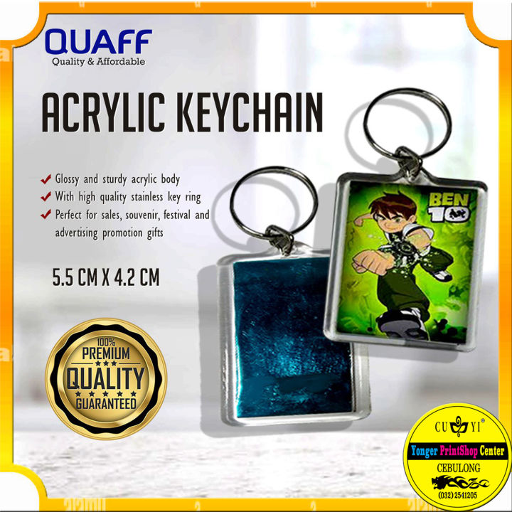 (100 pcs) F50 Acrylic Keychain Photo Insert - CEBULONG CUYI | Lazada PH