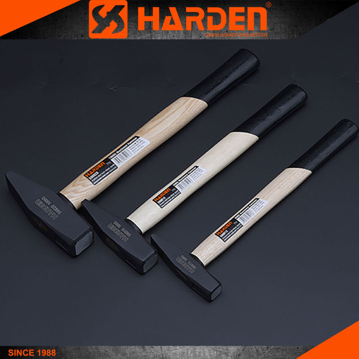 Harden 0.1kg - 2.0kg Machinist Hammer with Wood Handle HARDEN 100G-2000G Machinist Hammer With ...