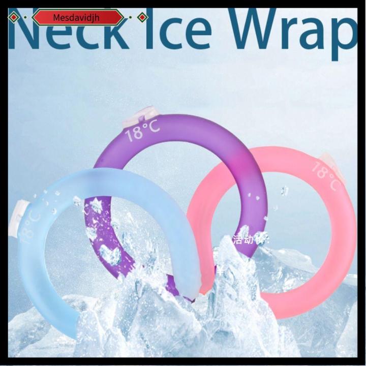 Reusable Neck Cooling Ring Ice Pack Cooling Neck Wraps Collar Neck ...