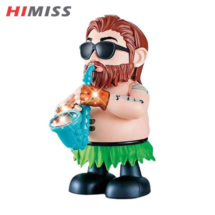 HIMISS Fun Musical Player Figure Electric Swinging Saxophonist Toy ...
