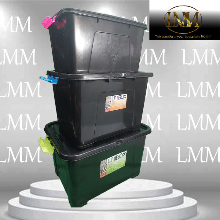 Buy 1 Take 1 UNIBOX / STORAGE BOX with Lock 100liters, 80liters ...