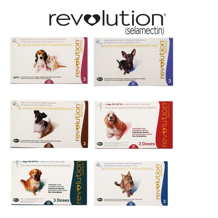 Revolution Topical Spot On For Cats & Dogs 3 Doses | Lazada Singapore