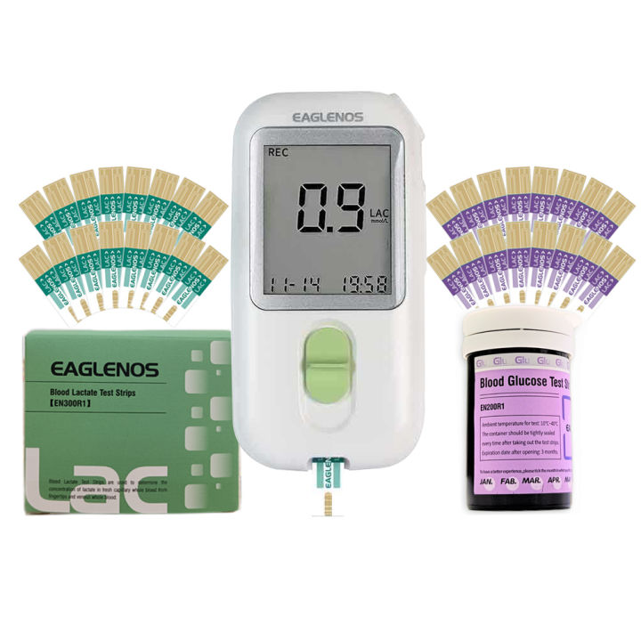 2 in 1 Blood Lactate and Glucose Meter-Handheld Accuracy Lactic Acid ...