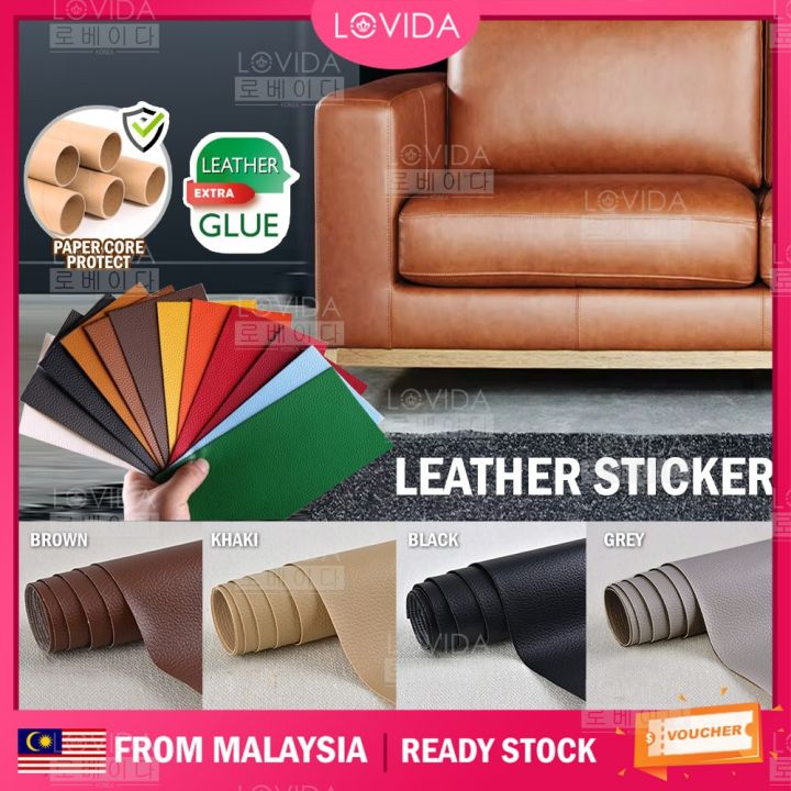 LOVIDA Malaysia Leather Sticker Self Repair Sofa Repairing Leather PU ...