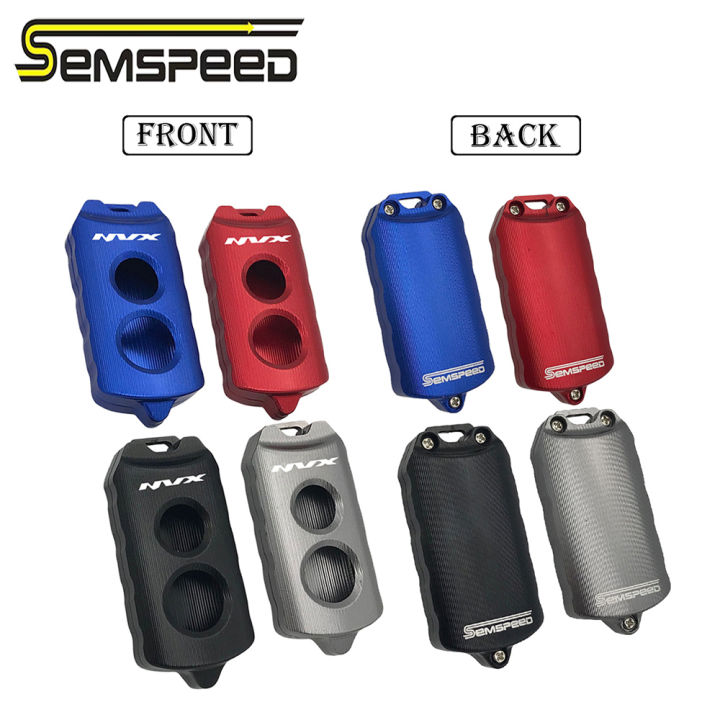 SEMSPEED Motorcycle 3D Remote Key Cover Key Chain For Yamaha NVX Aerox ...