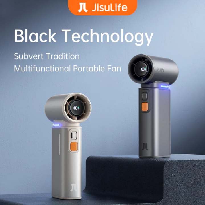JISULIFE Handheld Fan Pro1 / Pro1S Rechargeable 100 Gear Wind Speed ...