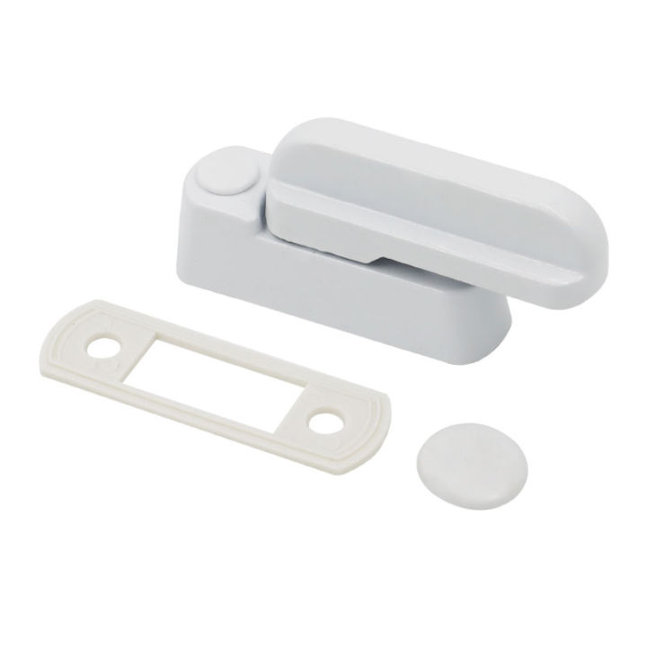 White Crescent Shape Window Door Lock Sash Security Swing Lock Latch ...