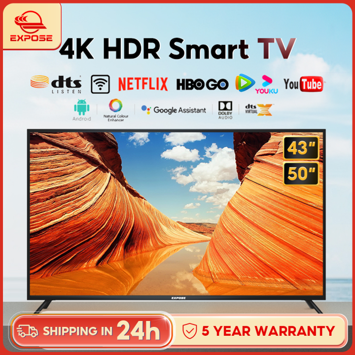 Expose smart TV 43 inch digital TV 50 inch Android TV 4K Dolby audio ...