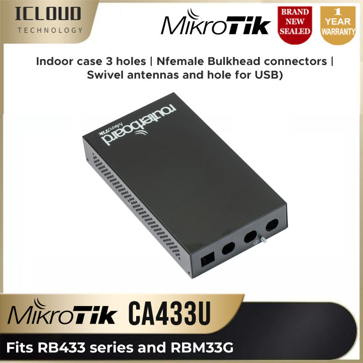 Router Board│Mikrotik CA433U│Fits RB433 and RBM33G Series│Aluminum ...