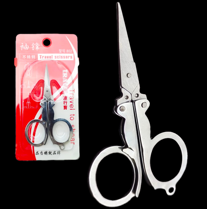 COD PD STAINLESS FOLDING POCKET SCISSOR THRED SCISSOR COTTON SCISSOR ...