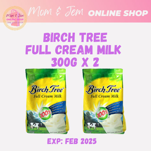 Birch Tree Full Cream Milk 300g x 2 | Lazada PH