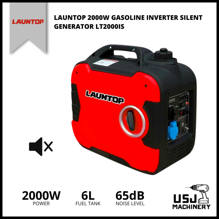 LAUNTOP 2000W Gasoline Inverter Silent Generator LT2000IS | 6 Months ...