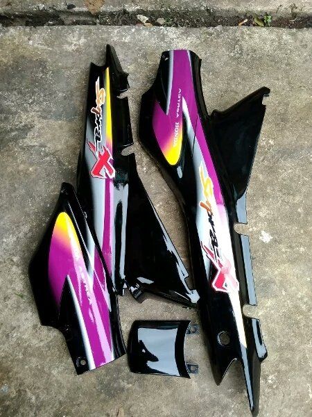 Satu set body supra x lama plus striping / bodi supra x lama + lis ...