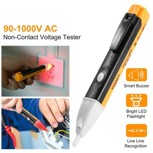 Power Socket Wall Voltage Detector Sensor Test Pen LED Light Indicator ...