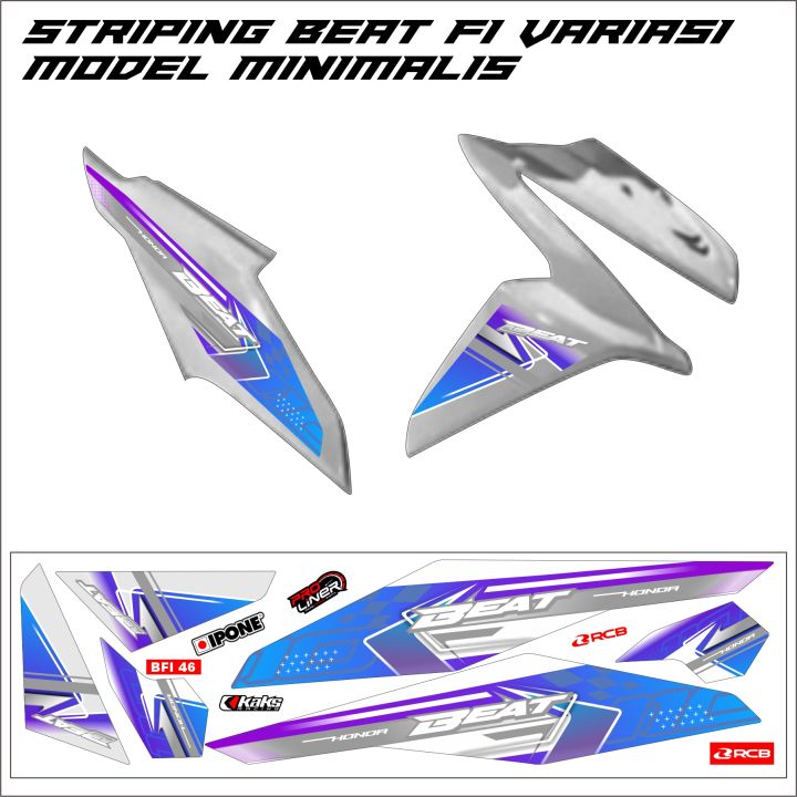 STRIPING MOTOR BEAT FI VARIASI / DECAL STRIPING MOTOR BEAT FI MODEL ...