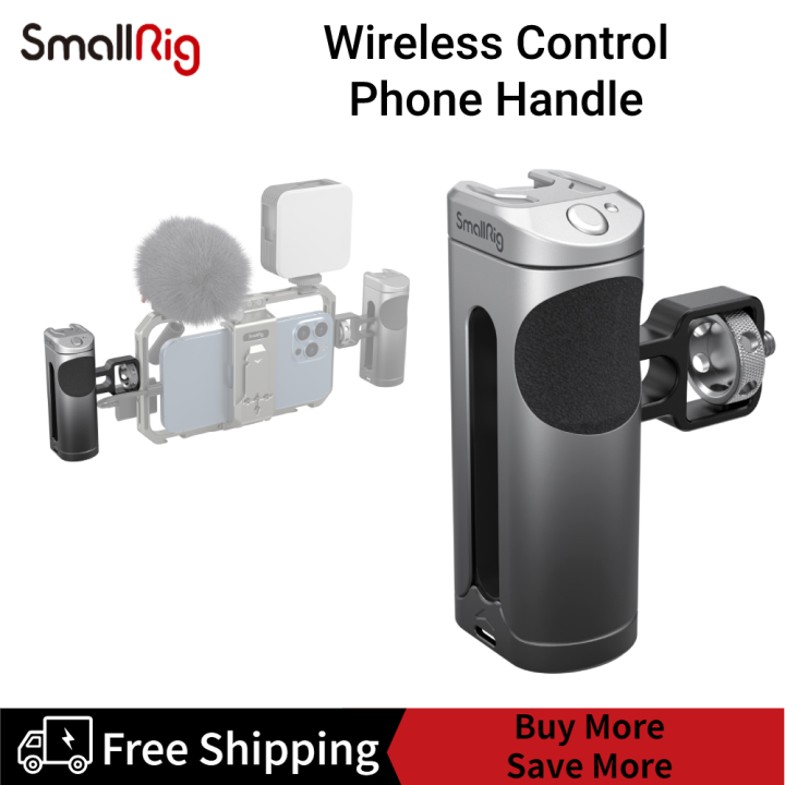 SmallRig Side Handle with Record Start/Stop Wireless Remote Control and ...