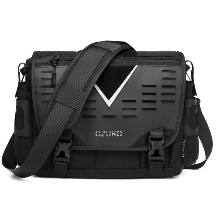OZUKO Fashion Men Shoulder Bag Large Messenger Bags Male Waterproof ...