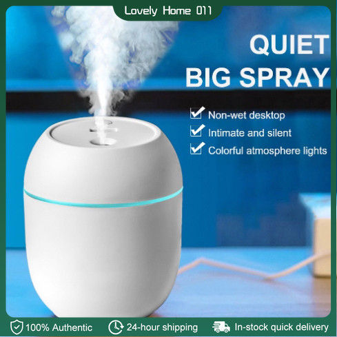 3 In 1 Ultrasonic Air Humidifier 200Ml Essential Oil Aroma Diffuser For ...