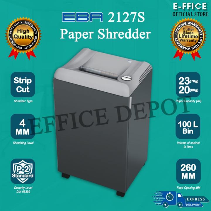 Effice Depot - EBA 2127S / EBA 2127C Paper Shredder | Lazada