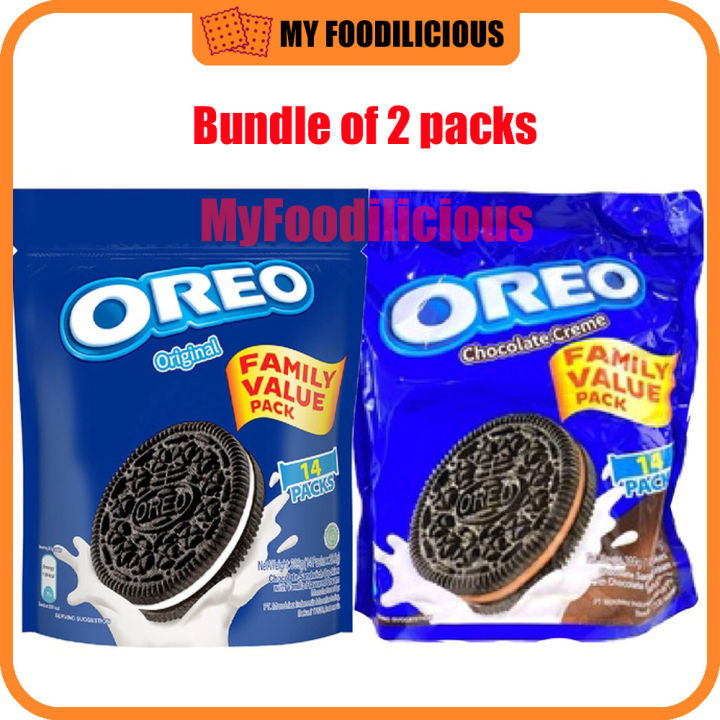 Oreo Chocolate / Vanilla Family Value Pack 14 X 28.5g | Lazada Singapore