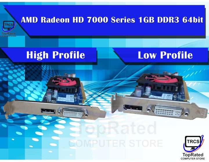 AMD Radeon HD 7000 Series 1GB DDR3 64bit PCIE Video Card (Used) | Lazada PH AMD Radeon HD 7000 Series 1GB DDR3 64bit PCIE Video Card (Used) | Lazada PH