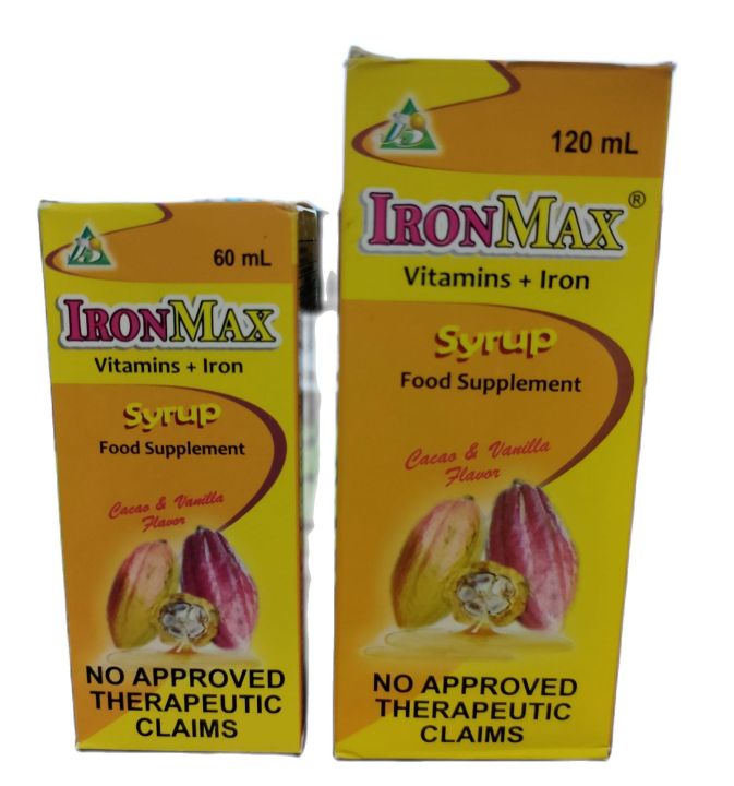 IRONMAX Vitamins + Iron Syrup Food Supplement (6-12 years old) (1bottle ...