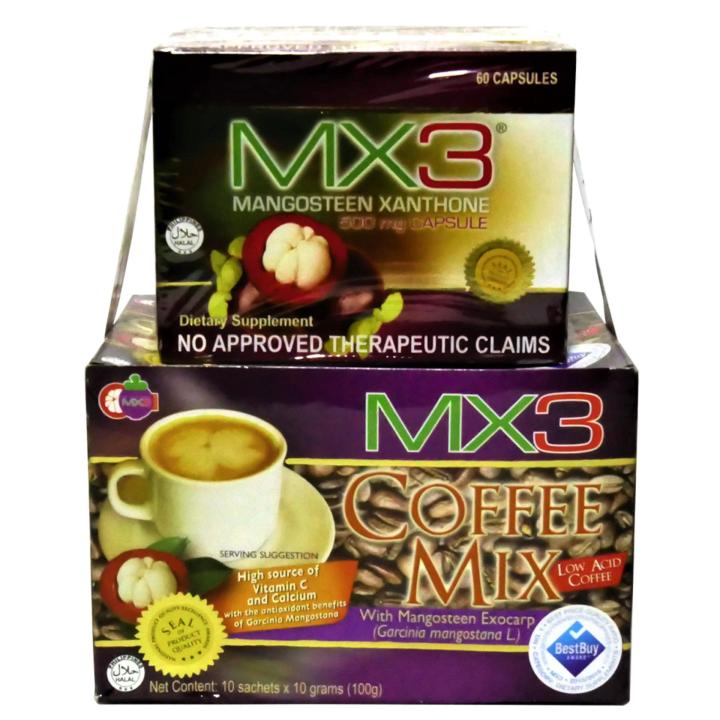 MX3 60 Capsules with Free Coffee 10 g 10 Sachets ! | Lazada PH